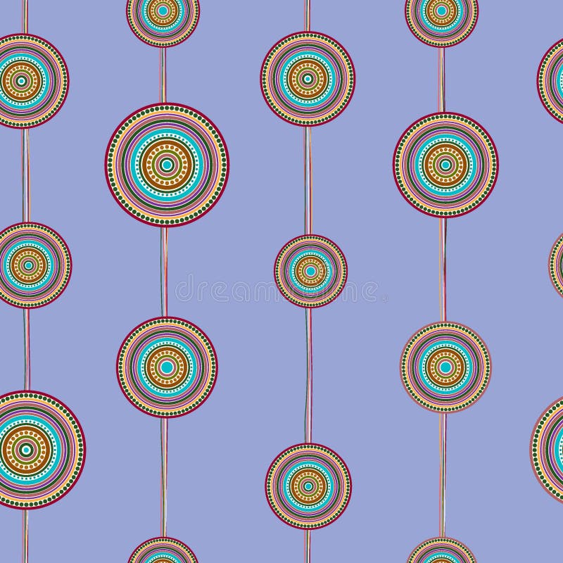 Purple Circle Rows stock vector. Illustration of aqua - 252671046