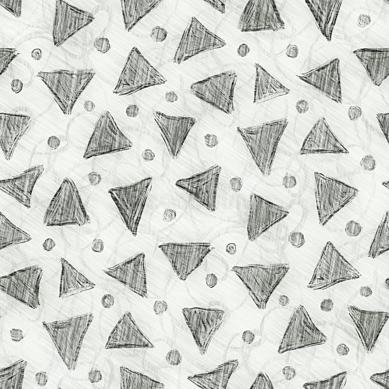 Seamless Hand Drawn Pencil Sketch Pattern for Surface Print Stock ...