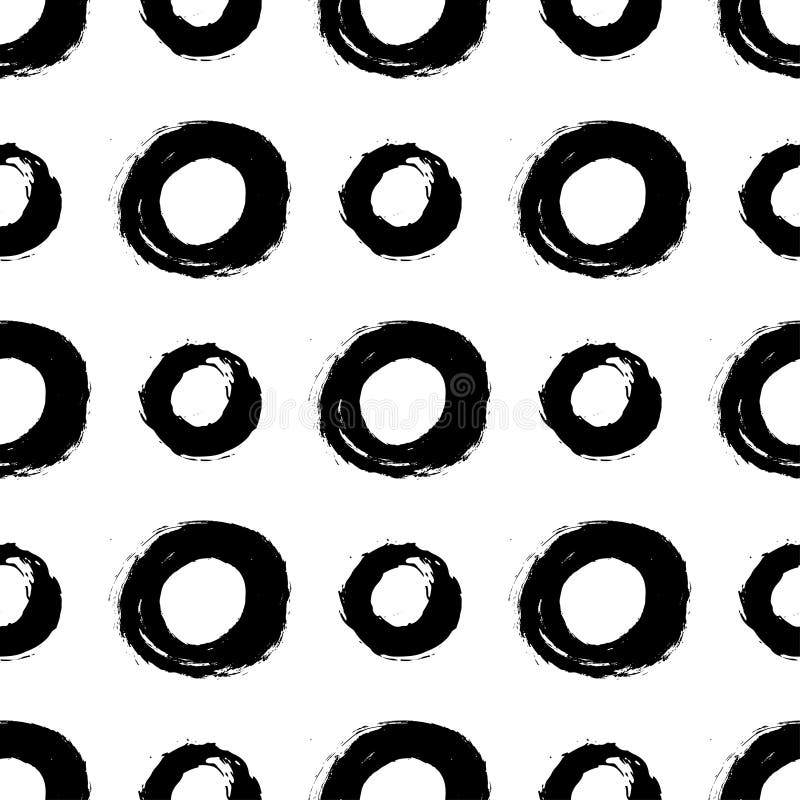 Hand Drawn Polka Dot Pattern Stock Illustrations 16 636 Hand Drawn