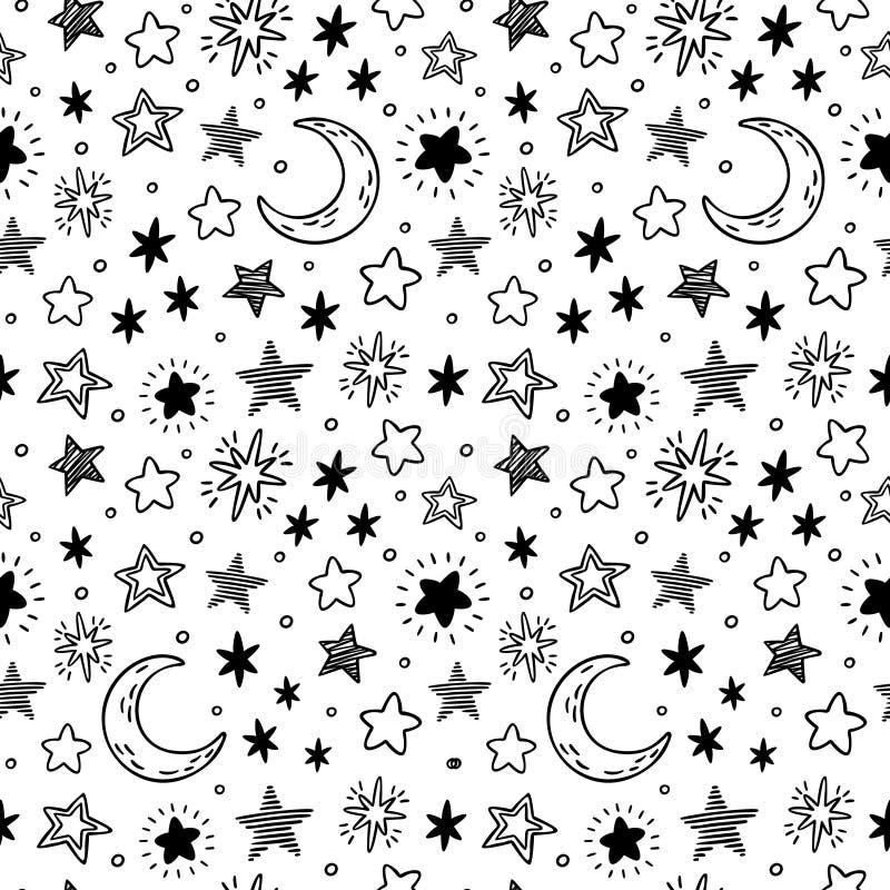 Starry Night Pattern Vector Stock Illustrations – 13,373 Starry Night ...