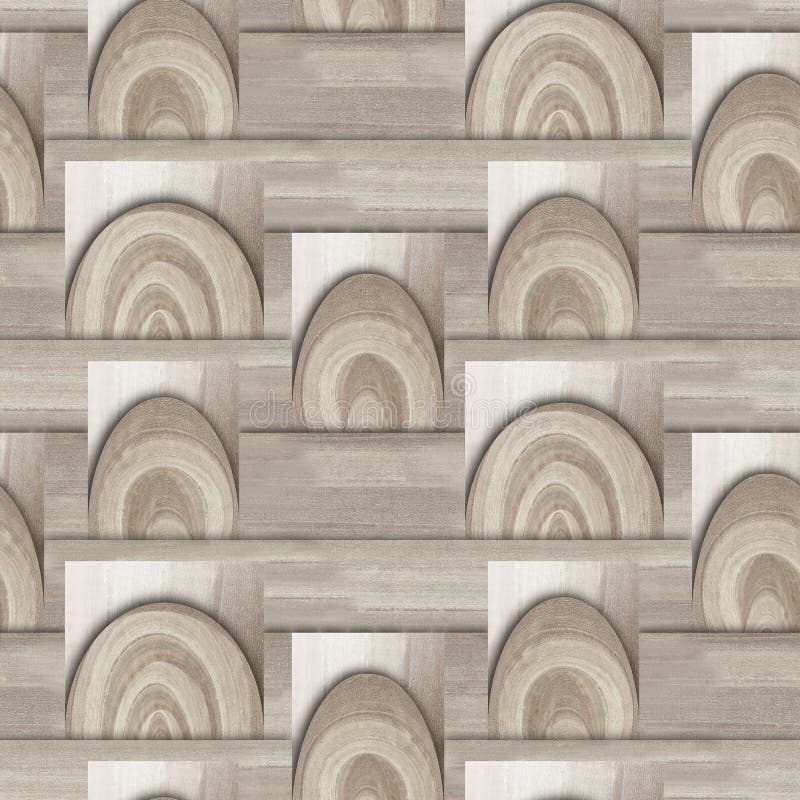 Seamless Hand Painted Geometric Wavy Curve Stripes Texture Surface ...