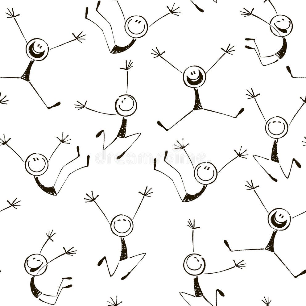 Happy Stick Figure Stock Illustrations – 9,856 Happy Stick Figure Stock ...