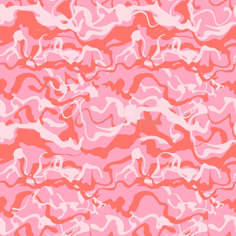 Seamless Hand Painted Style Pattern. Abstract Flow Paint, Wave Texture ...