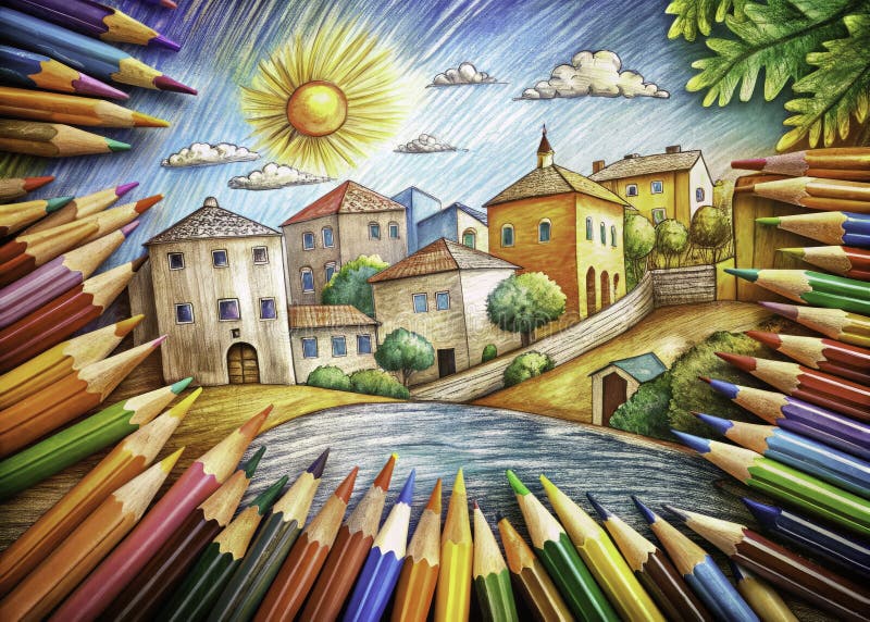 Seamless HandDrawn Pencil Sketch Animation Loop Unique Artistic ...