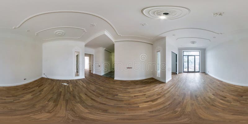 360 Seamless Hdri Panorama View in Empty Room for Office, Store or ...