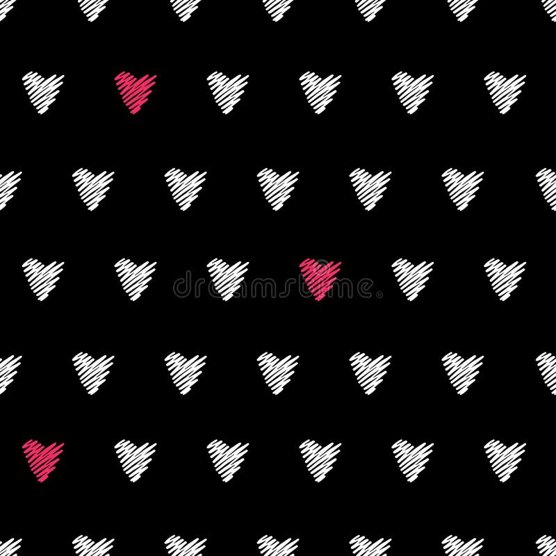 Seamless heart pattern stock vector. Illustration of seamless - 78798274