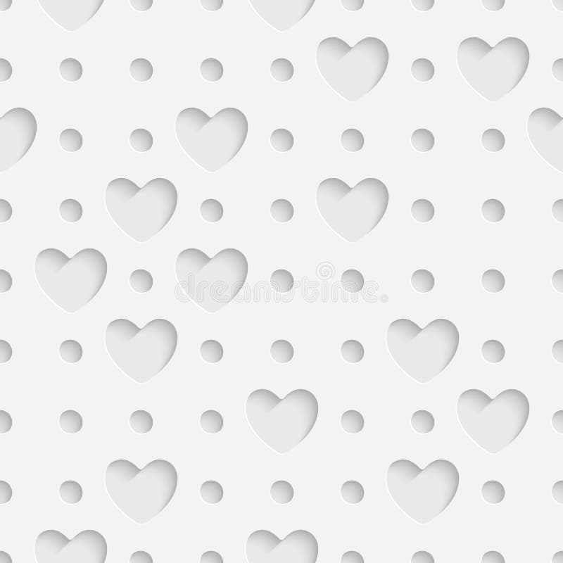 Seamless Heart Pattern stock vector. Illustration of eps10 - 94468149