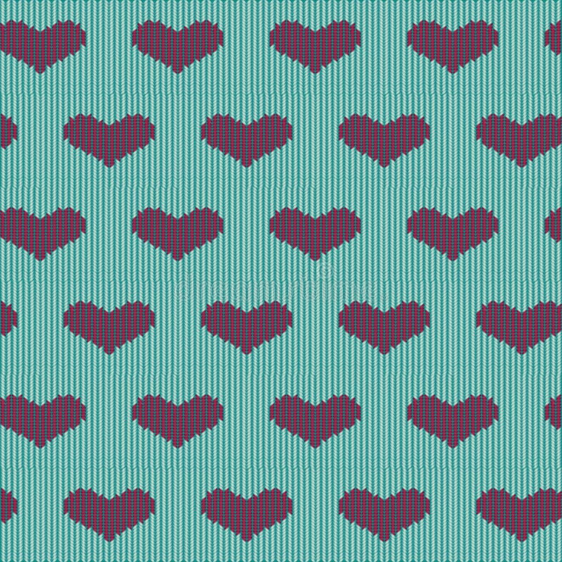 A Seamless Hearts Background Illustration. Stock Illustration ...