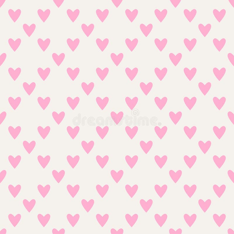 Seamless hearts pattern stock vector. Illustration of seamless - 65526991