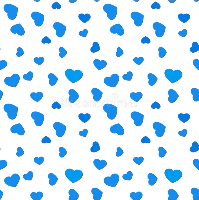 Seamless hearts pattern stock vector. Illustration of repeating - 107055703