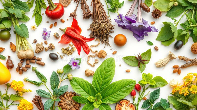 Seamless Herbal and Botanical Textures a HighQuality Collection of ...