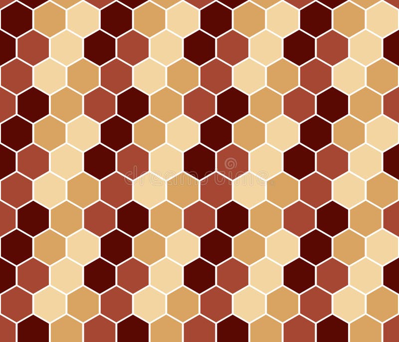 Seamless Fun Hexagonal Mesh Wallpaper Pattern Stock Vector ...