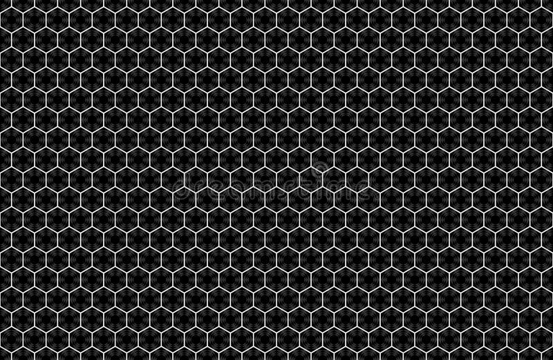 Seamless hexagons pattern. stock illustration. Illustration of website ...