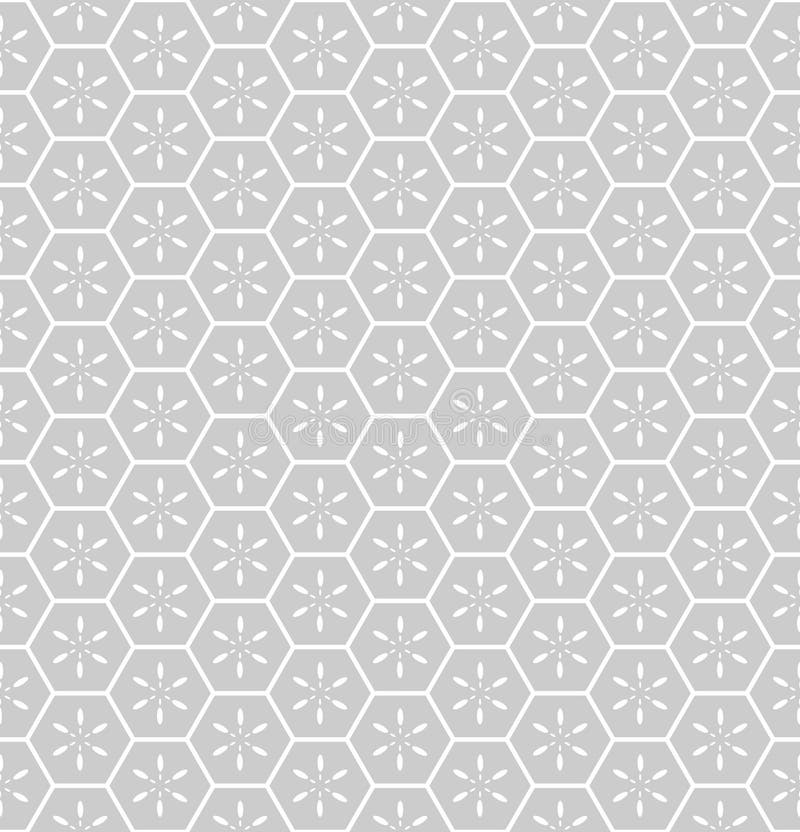 Seamless Hexagons Pattern. Geometric Texture Stock Vector ...