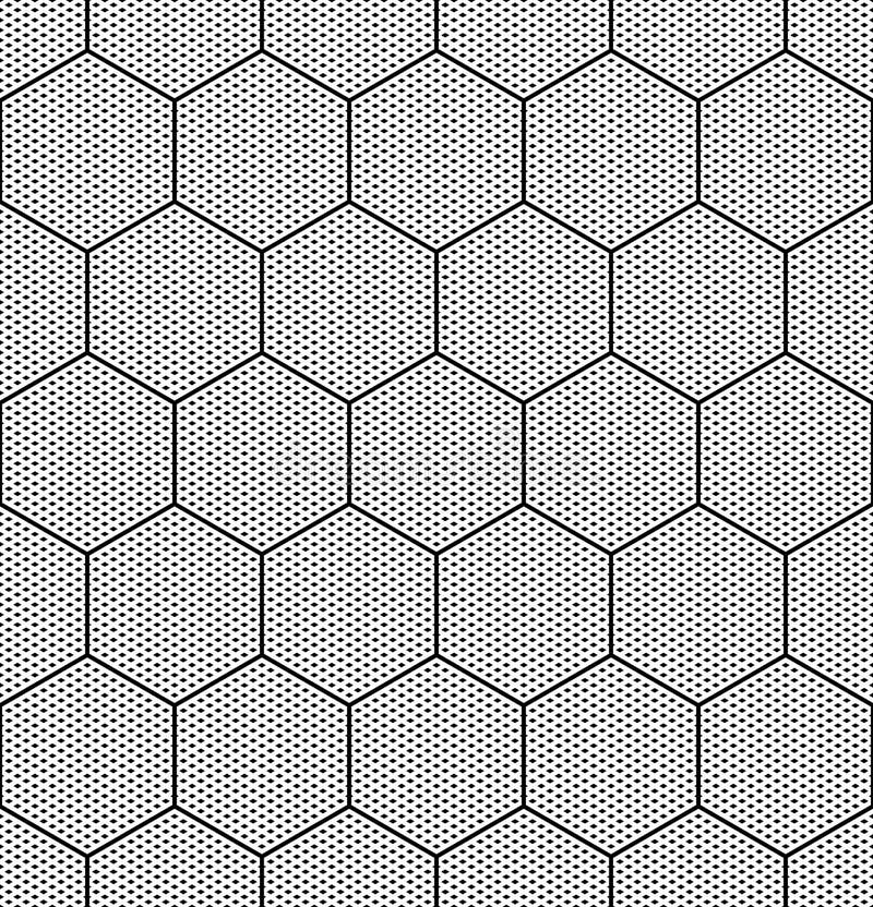 Seamless hexagons texture. stock vector. Illustration of pattern - 35350417