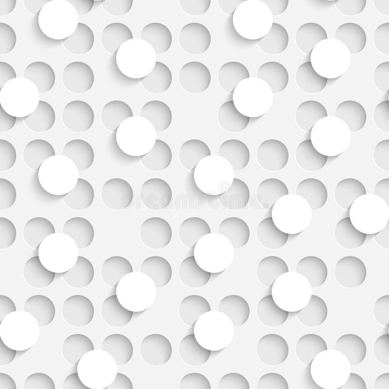 Seamless Hole Pattern stock vector. Illustration of geometric - 89063771