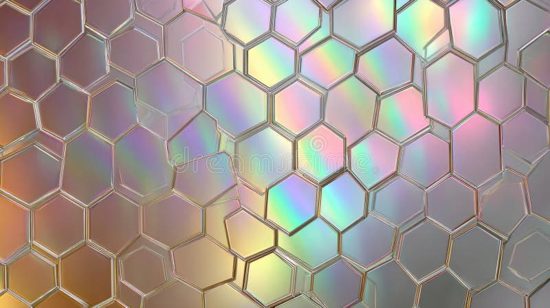 Holographic Hex Grid Surface Stock Illustrations – 12 Holographic Hex ...