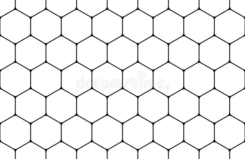 Seamless Honeycomb Pattern stock vector. Illustration of geometric ...