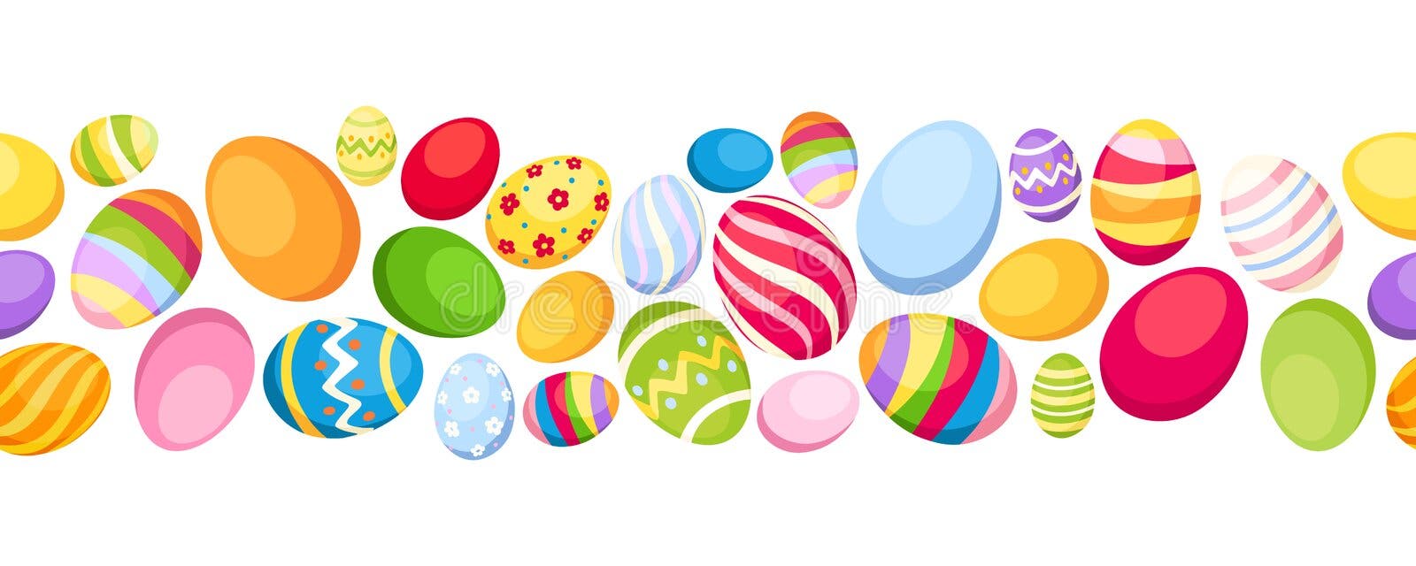 Easter borders stock vector. Illustration of holiday - 29411951