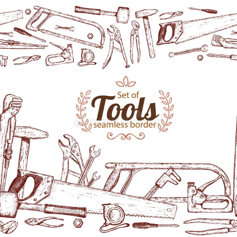 Engineering Tools Border Stock Illustrations – 142 Engineering Tools ...