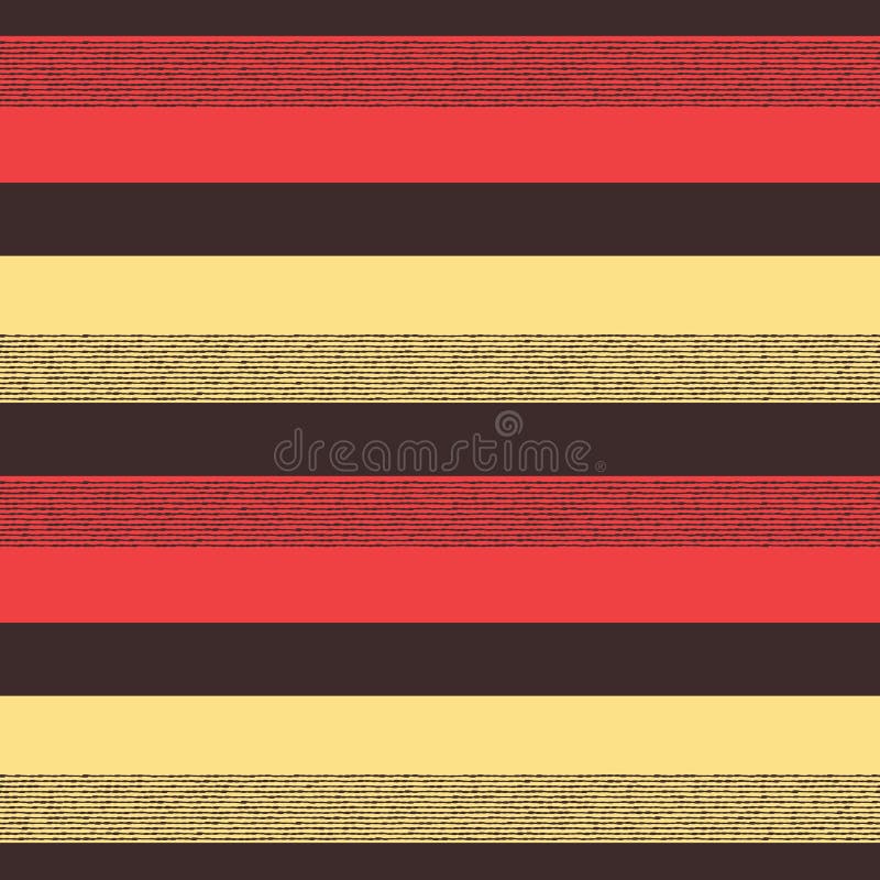 Seamless Horizontal Stripes Textured Pattern Stock Vector ...