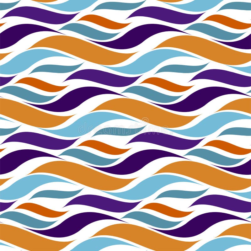 Seamless Hot Flame Wave Pattern. Stock Vector - Illustration of paper ...