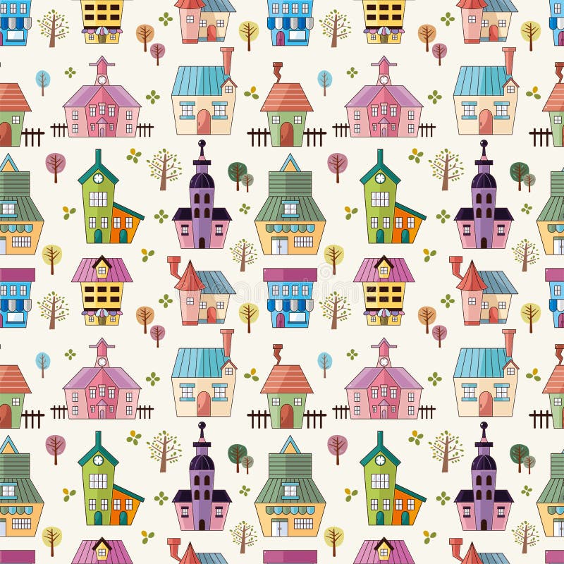 200+ Seamless house pattern Free Stock Photos - StockFreeImages