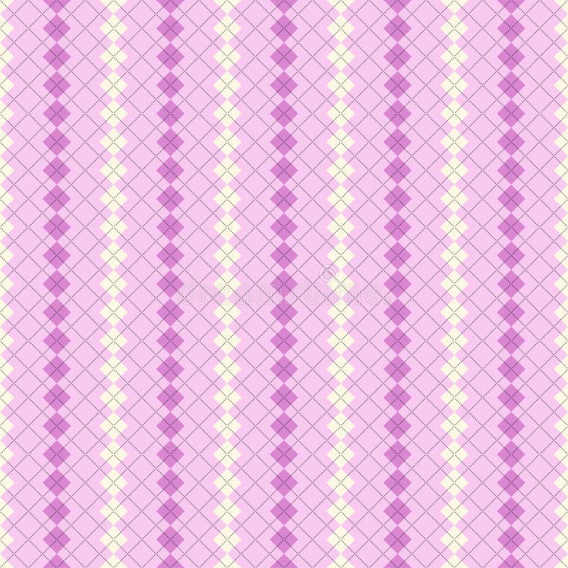 Seamless Illustrated Argyle Pattern Stock Illustration - Illustration ...
