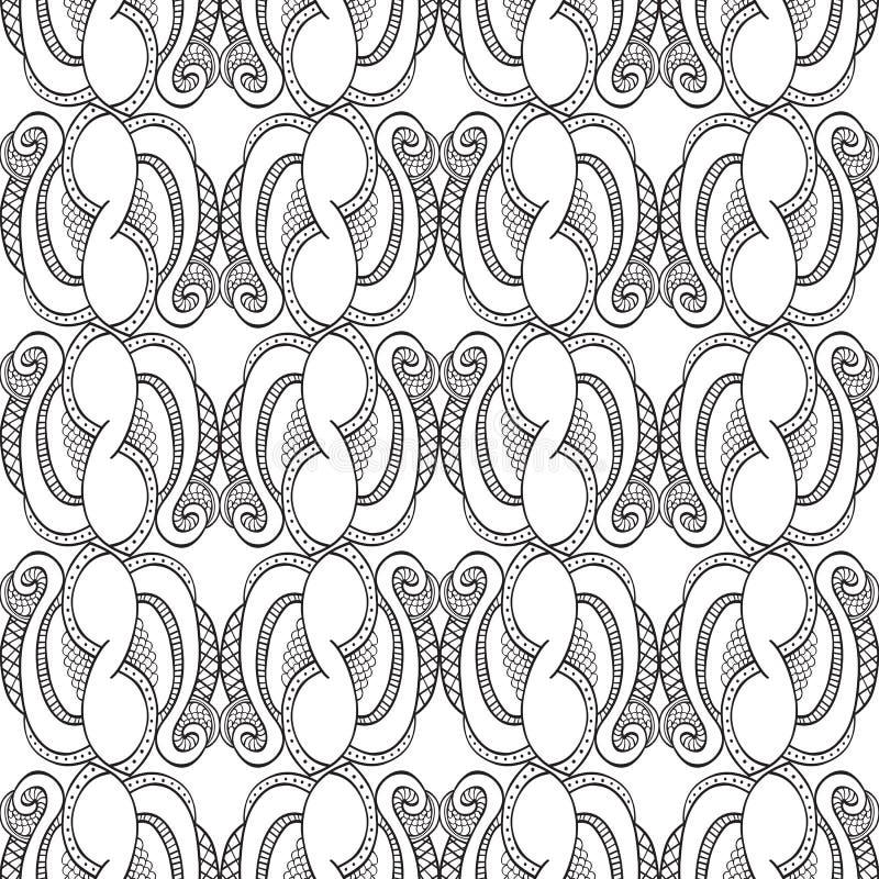Seamless pattern stock vector. Illustration of hand - 111466415