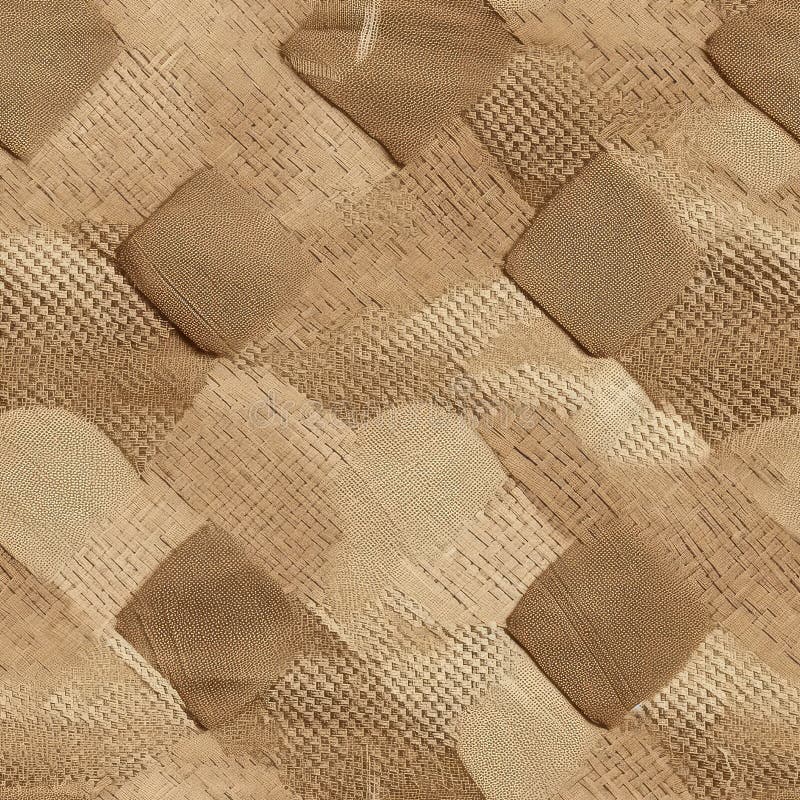 A Seamless Beige Cloth Pattern Stock Illustration - Illustration of ...