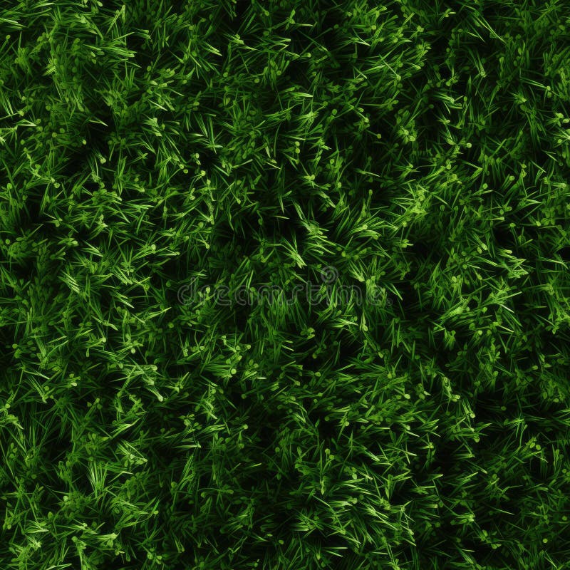 A Seamless Pattern of Green Grass Lawn Stock Illustration ...