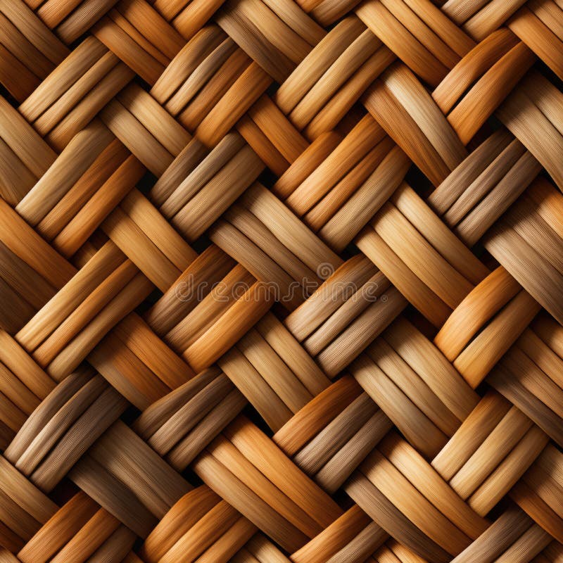 Hay Interweaved Seamless Pattern Illustration Stock Illustration ...