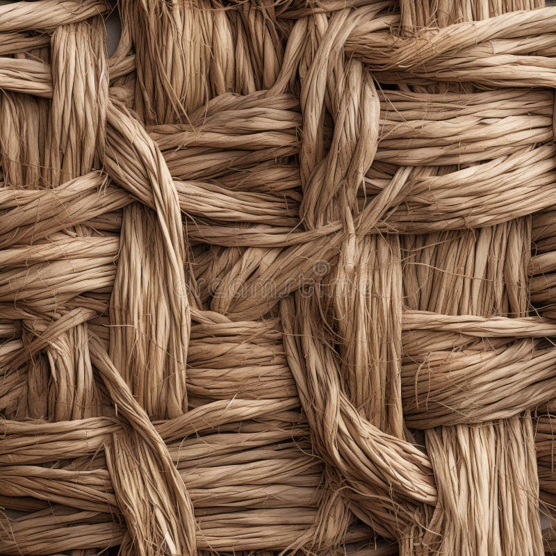 Hay Interweaved Seamless Pattern Illustration Stock Illustration ...