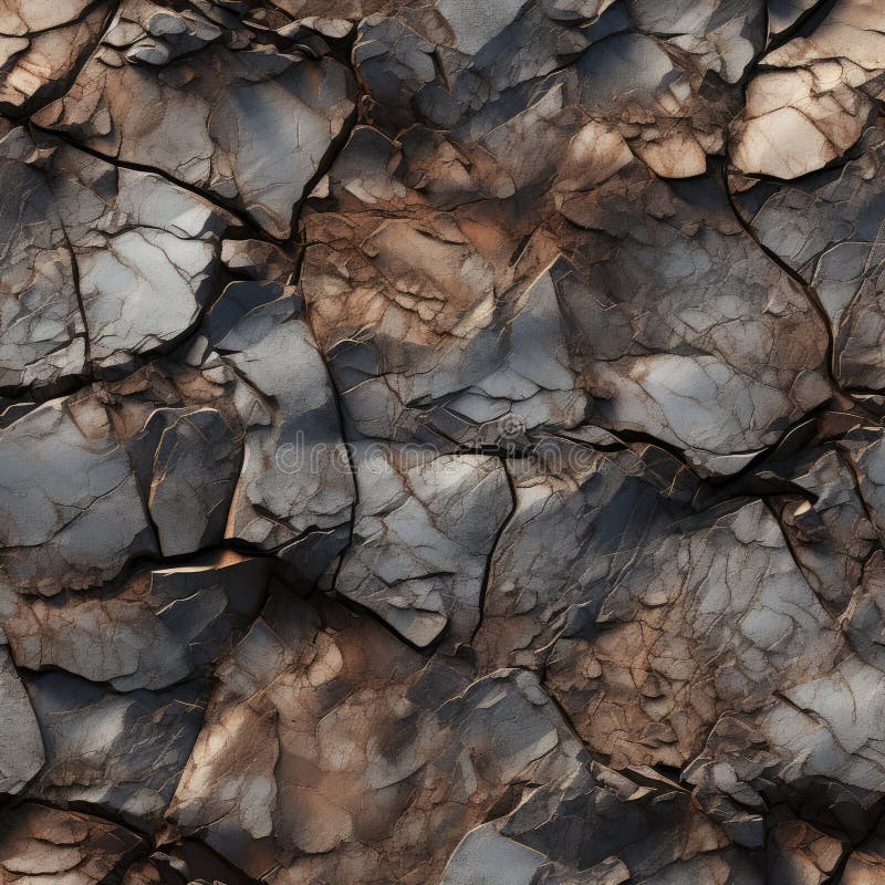 Ground Made of Broken Rocks Stock Photo - Image of rubble, flooring ...