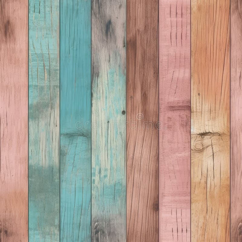 A Pastel Colored Wood Parquet Seamless Flooring Tile Stock Illustration ...