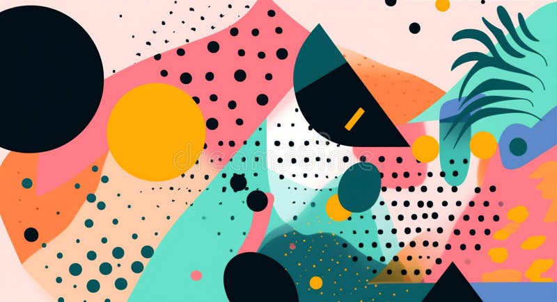 Modern Template Abstract Element Background Design Bright Art ...