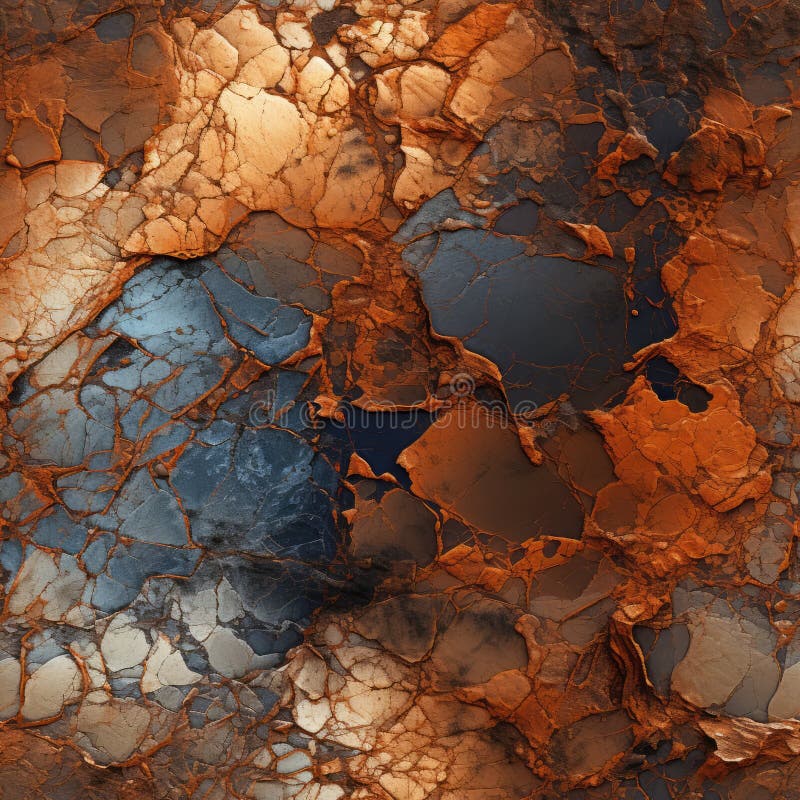 An Reddish Rocky Planet Surface Stock Illustration - Illustration of ...