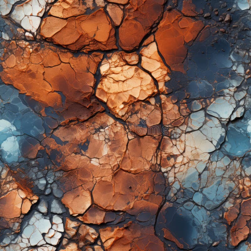 An Reddish Rocky Planet Surface Stock Illustration - Illustration of ...