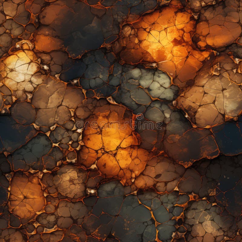 An Reddish Rocky Planet Surface Stock Illustration - Illustration of ...