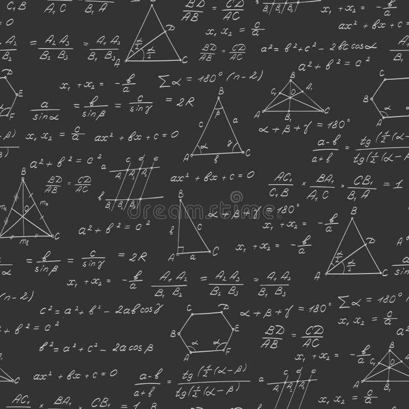 Seamless Illustration on the Theme of the Subject of Geometry ...