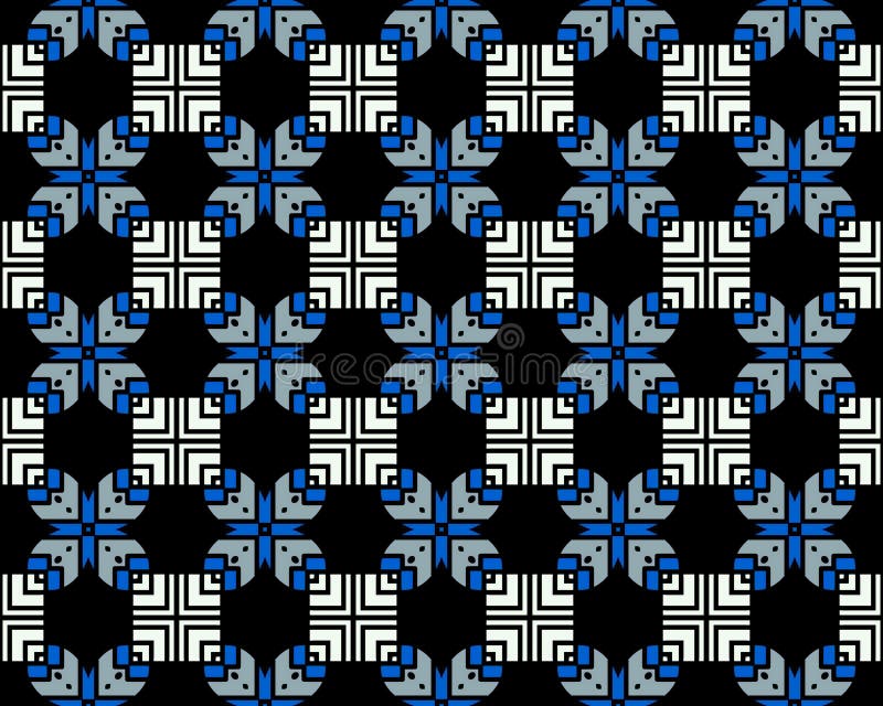 Seamless Illustration of Tile Pattern for Background or Wallpaper Stock ...