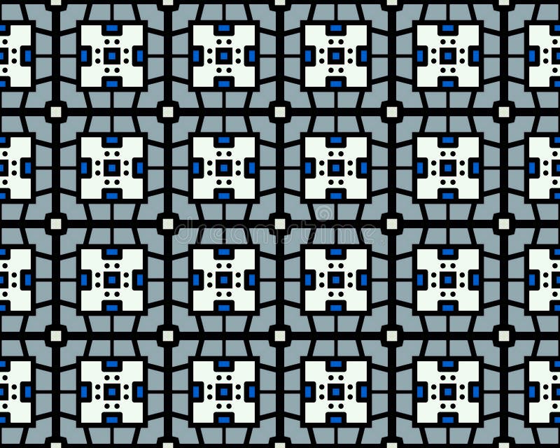 Seamless Illustration of Tile Pattern for Background or Wallpaper Stock ...