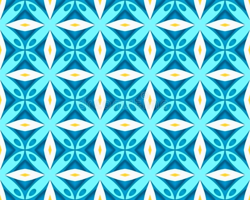 Seamless Illustration of Tile Pattern for Background or Wallpaper Stock ...