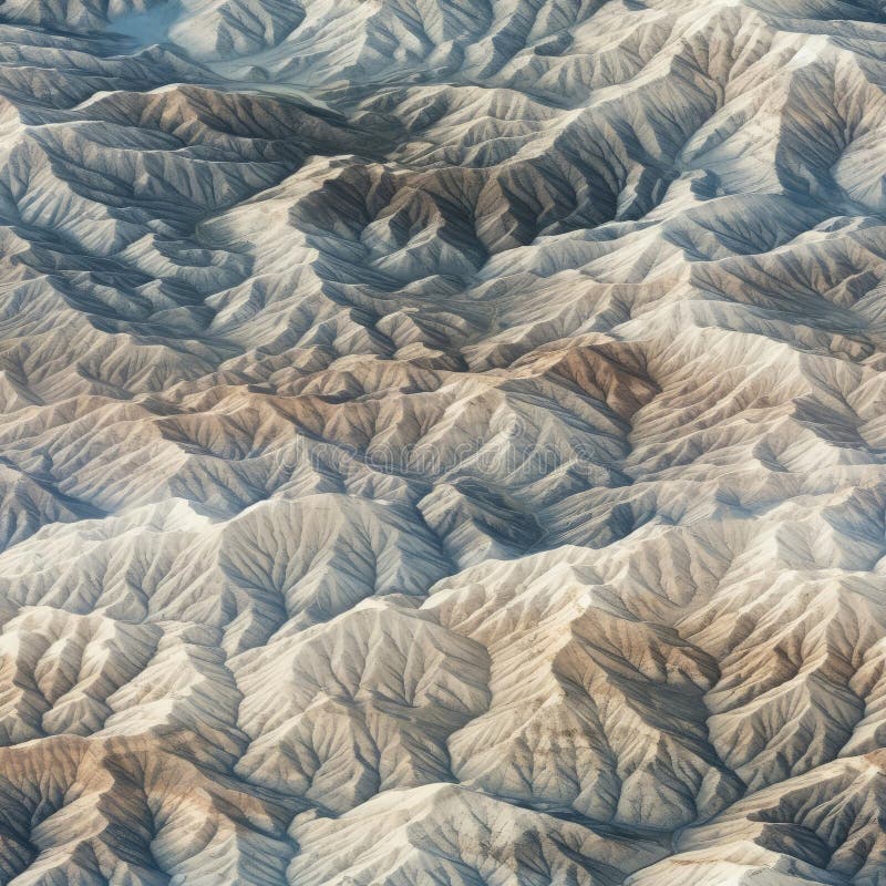 Seamless, Top View of Mountain Ranges Stock Photo - Image of peak ...