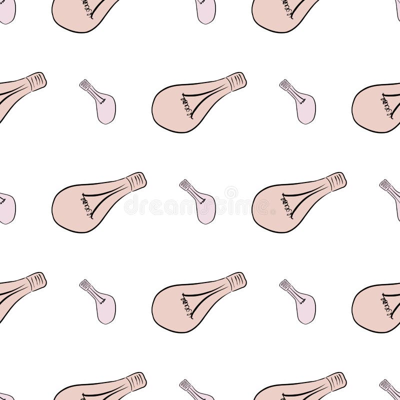 Seamless Illustrations of Light Bulb. Concept, Shape, Template ...