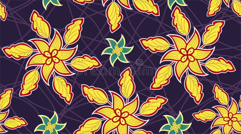 Indonesian Batik Seamless Pattern for Wallpaper, Whole Cloth, Original ...