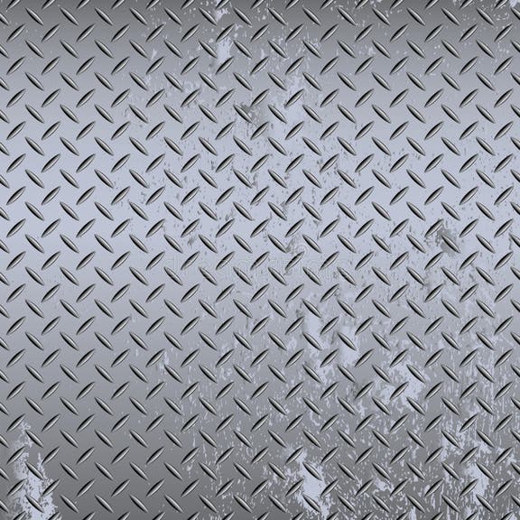 Seamless Industrial Diamond Plate Stock Vector - Illustration of iron ...