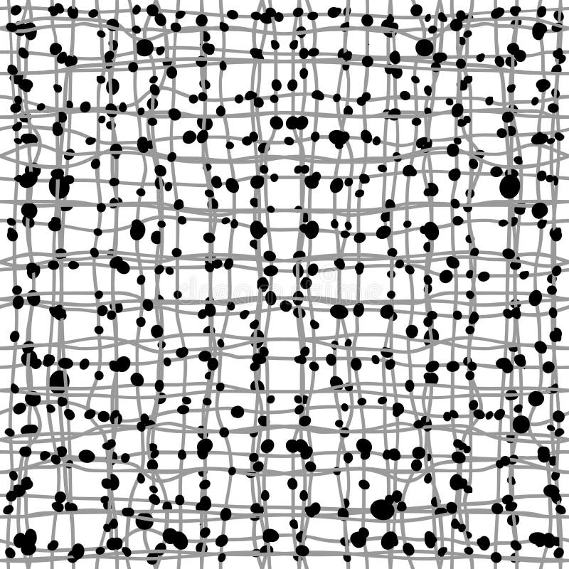 Seamless Ink Hand Drawn Scribble Texture Stock Illustration ...