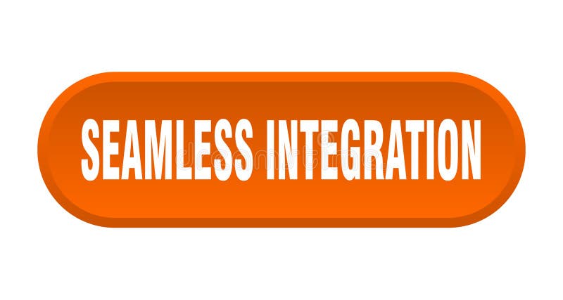 Seamless Integration Button Stock Vector - Illustration of website ...