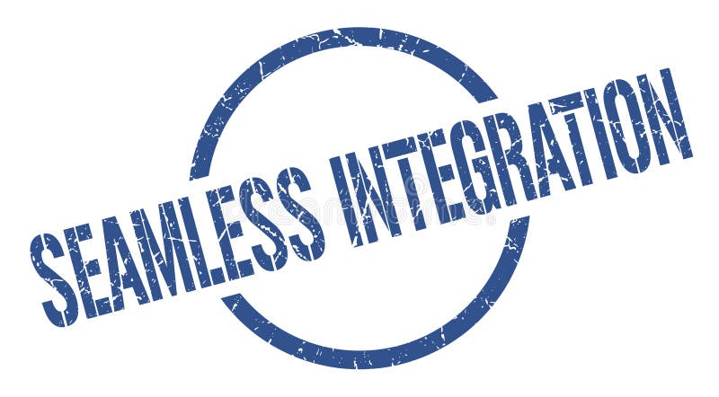 Seamless integration stamp stock vector. Illustration of insignia ...